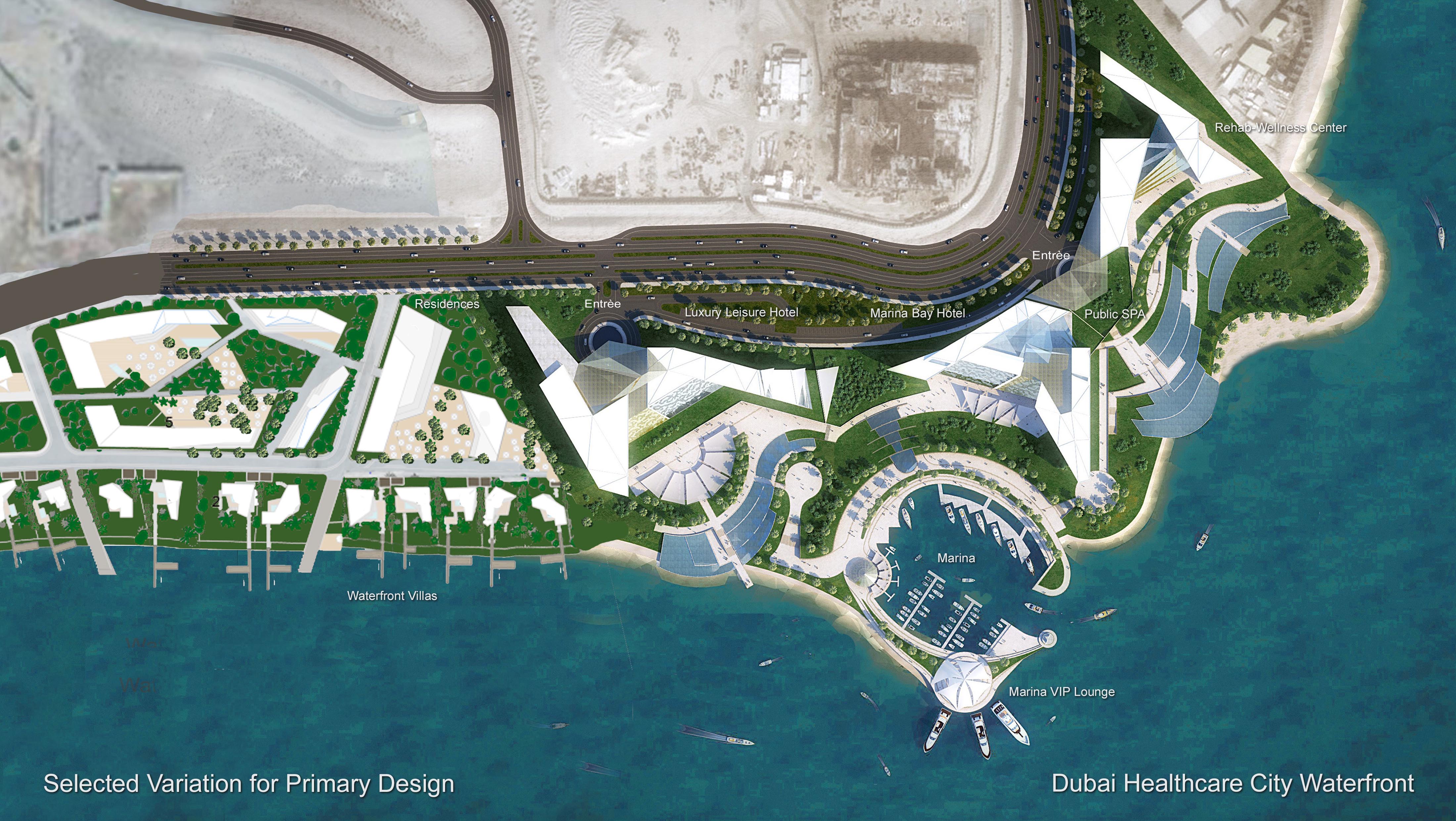 Dubai Healthcare City Waterfront | Flattinger Architects – wide range ...